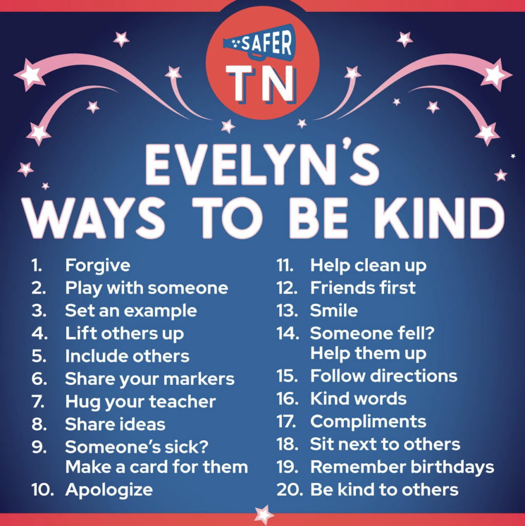 Ways to Be Kind - Voices for a Safer Tennessee